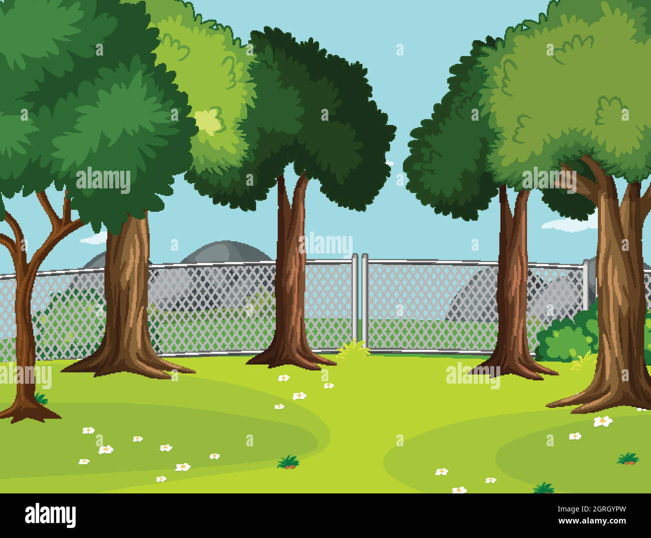 Nature scene big stone Stock Vector Images - Alamy