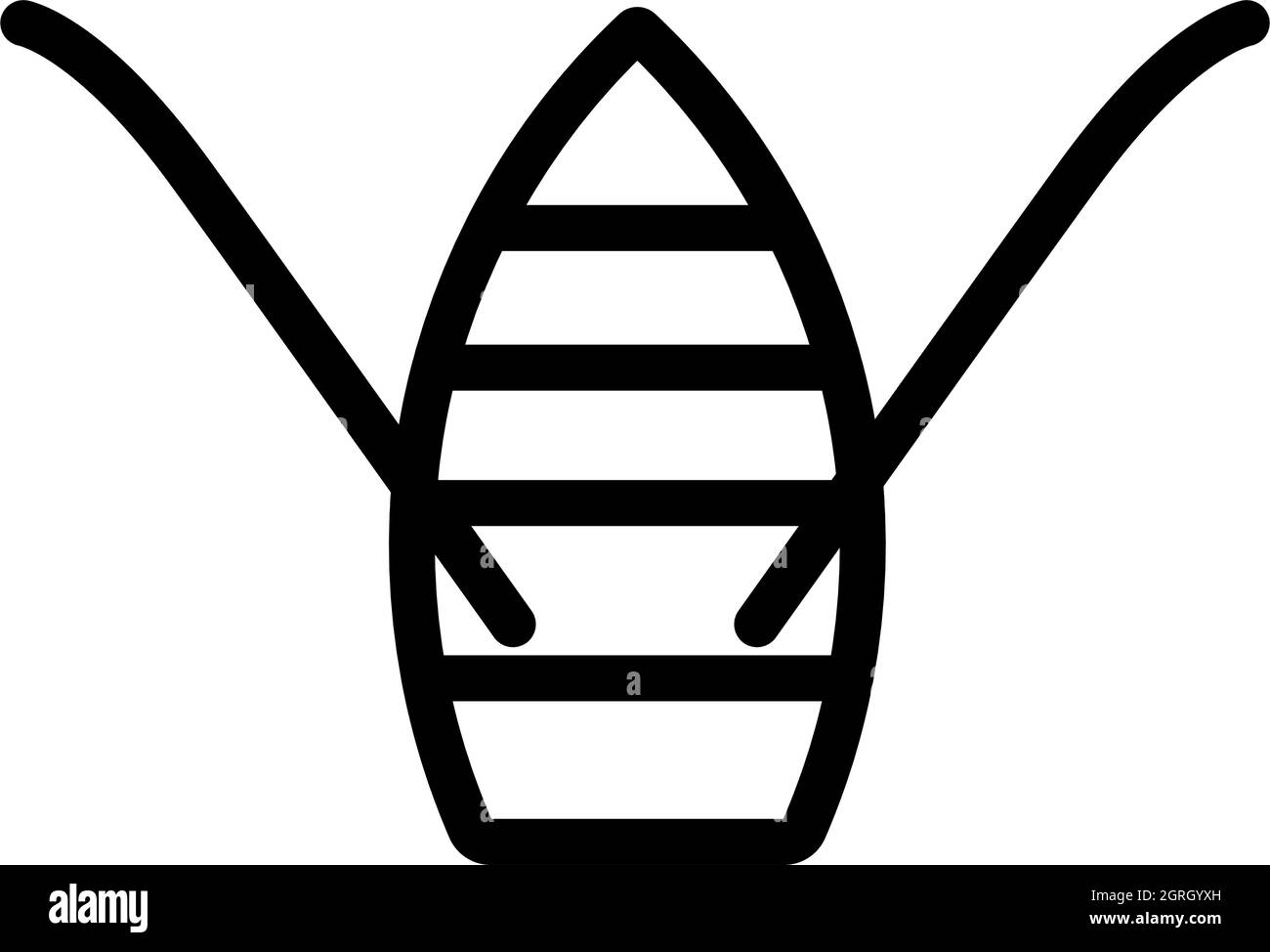 Paddle Boat Icon Stock Vector Image & Art - Alamy