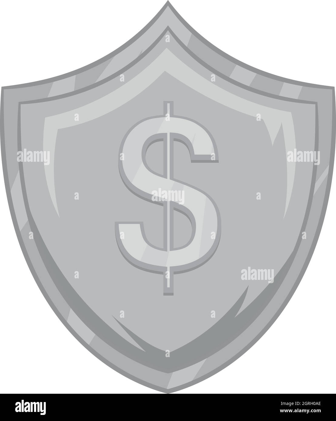 Insurance money shield icon Stock Vector Image & Art - Alamy
