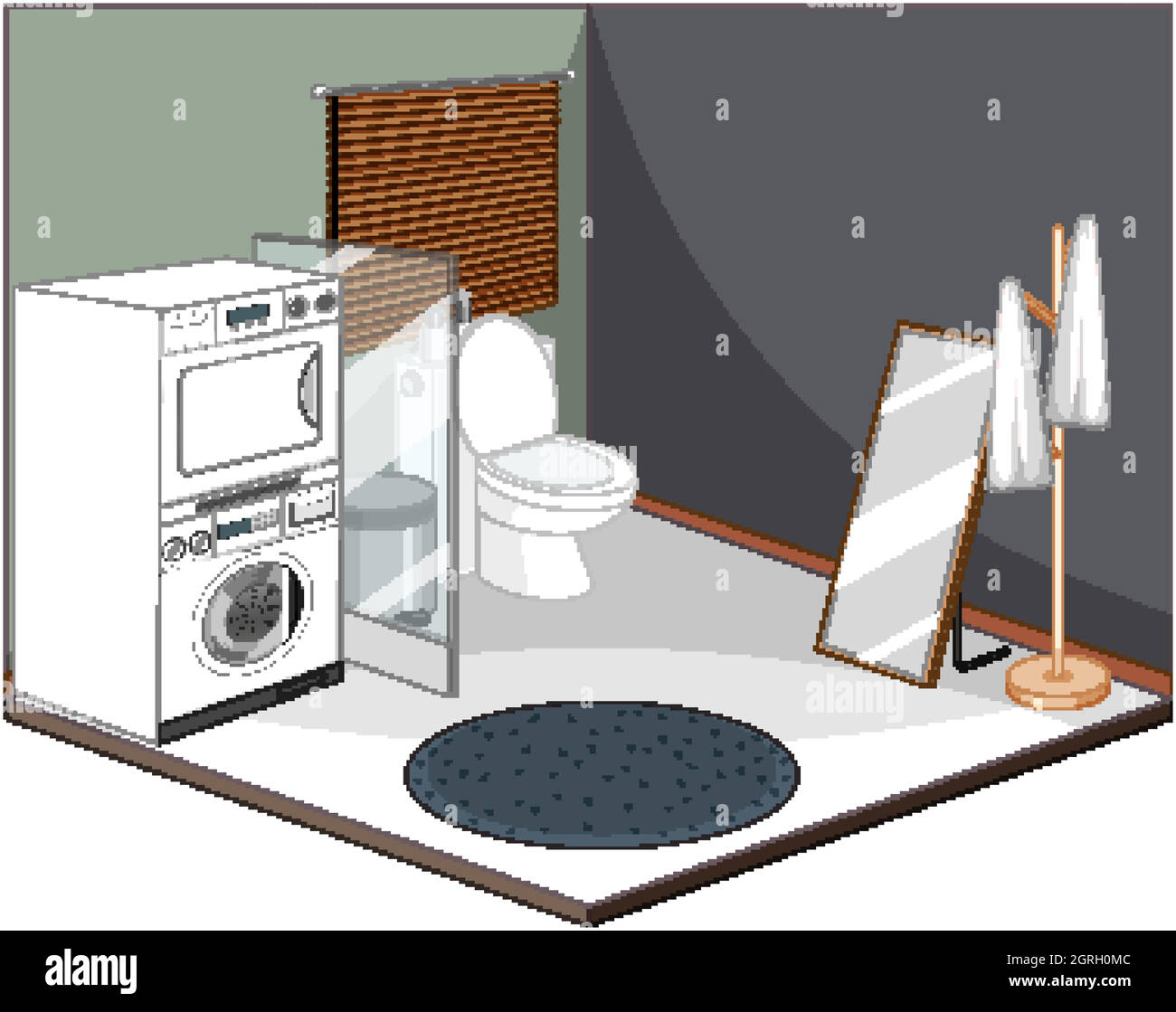 Interior machine room building Stock Vector Images - Alamy