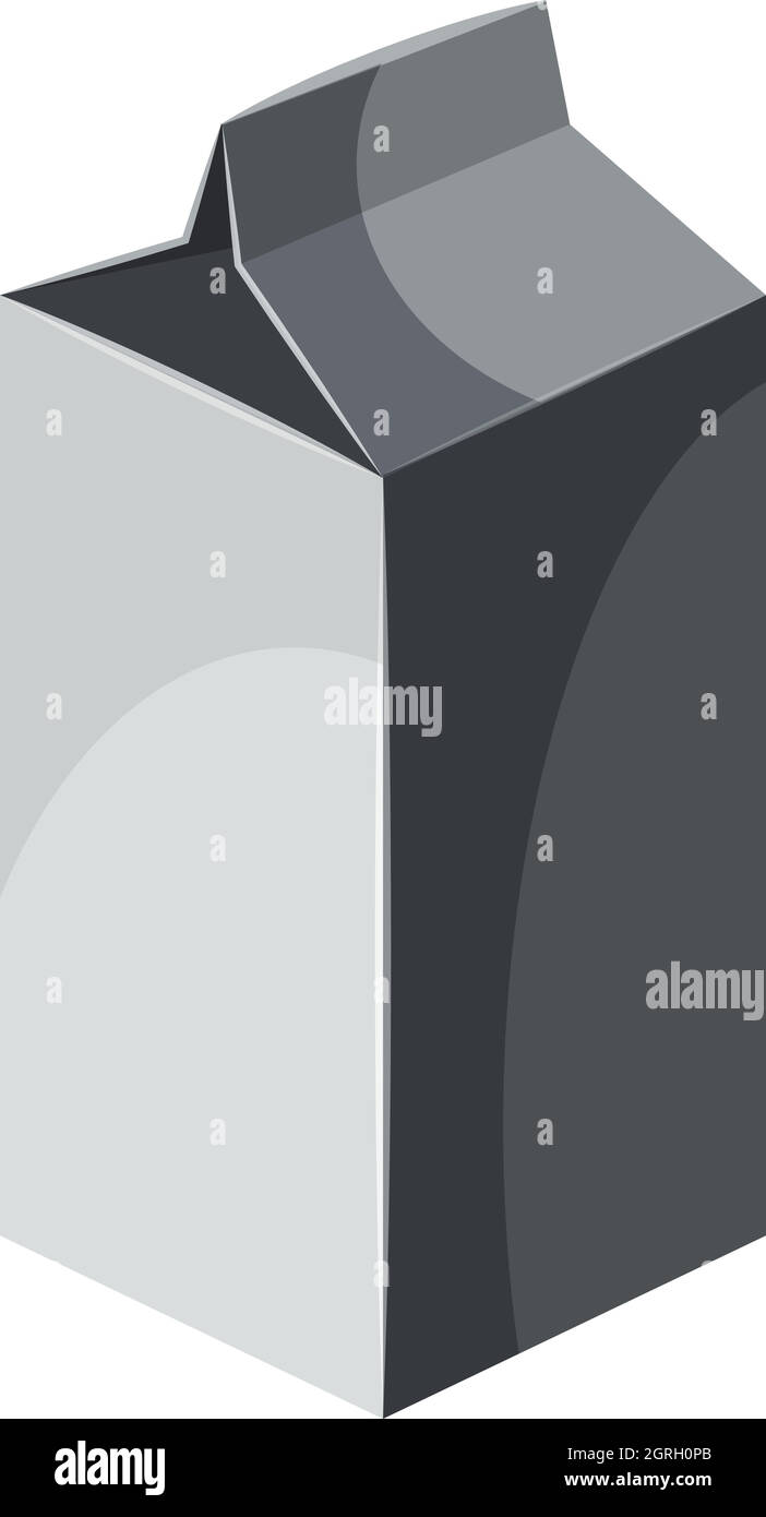 Milk pack icon, cartoon style Stock Vector Image & Art - Alamy