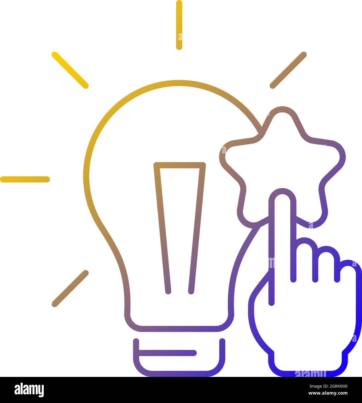 Fact analysis and evaluation gradient linear vector icon Stock Vector ...