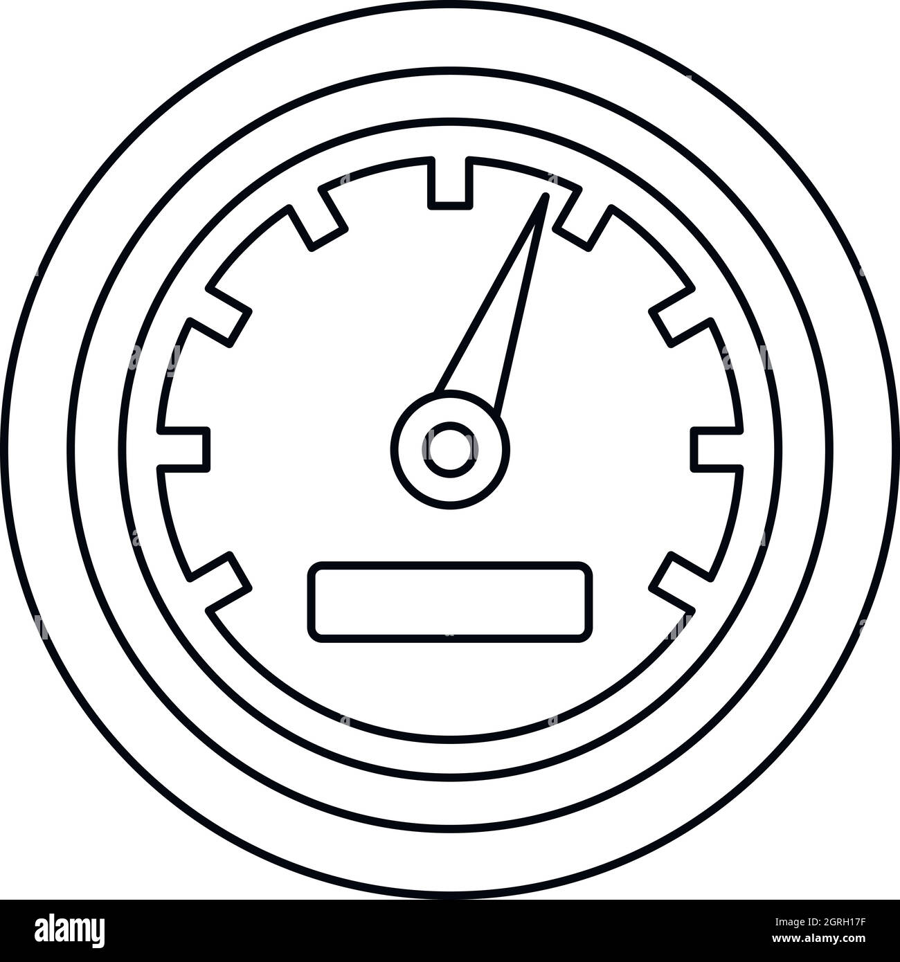 Auto dashboard icon outline hi-res stock photography and images - Alamy