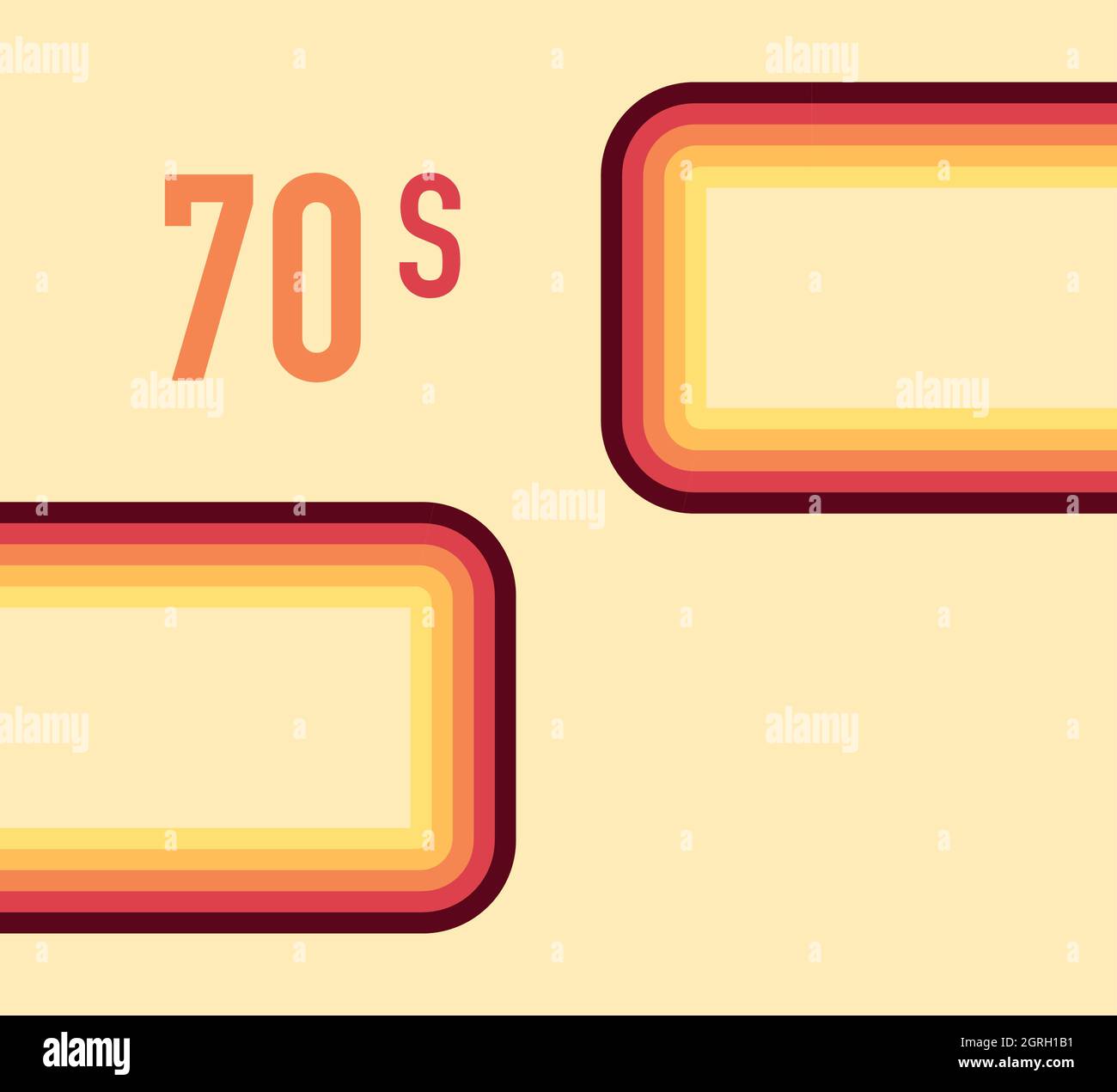 70s, 1970 abstract vector stock retro lines background. Vector ...
