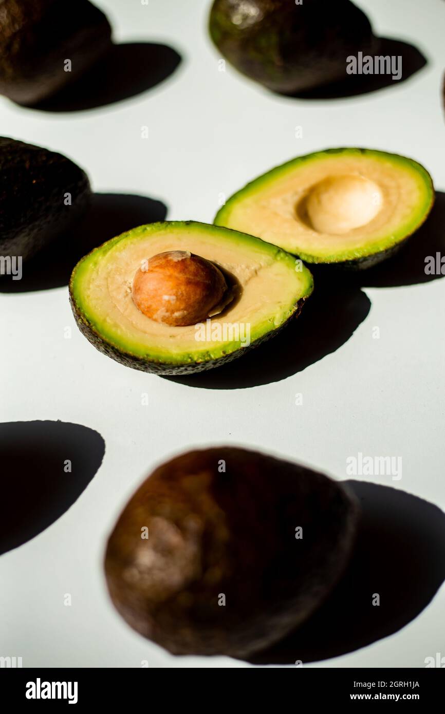 Fresh whole avocados one hi-res stock photography and images - Alamy