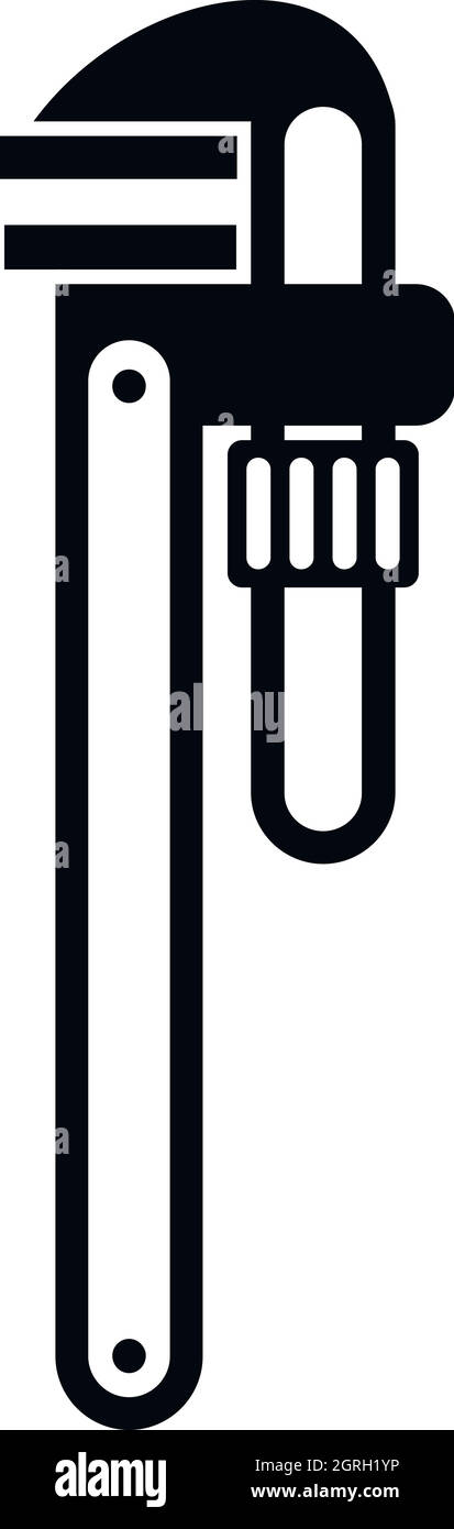 Pipe or monkey wrench icon, simple style Stock Vector Image & Art - Alamy