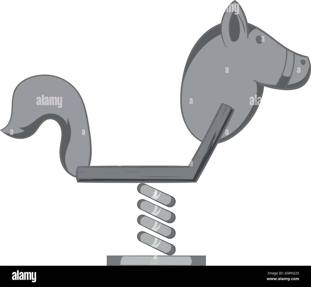 Playground spring bounce hi-res stock photography and images - Alamy