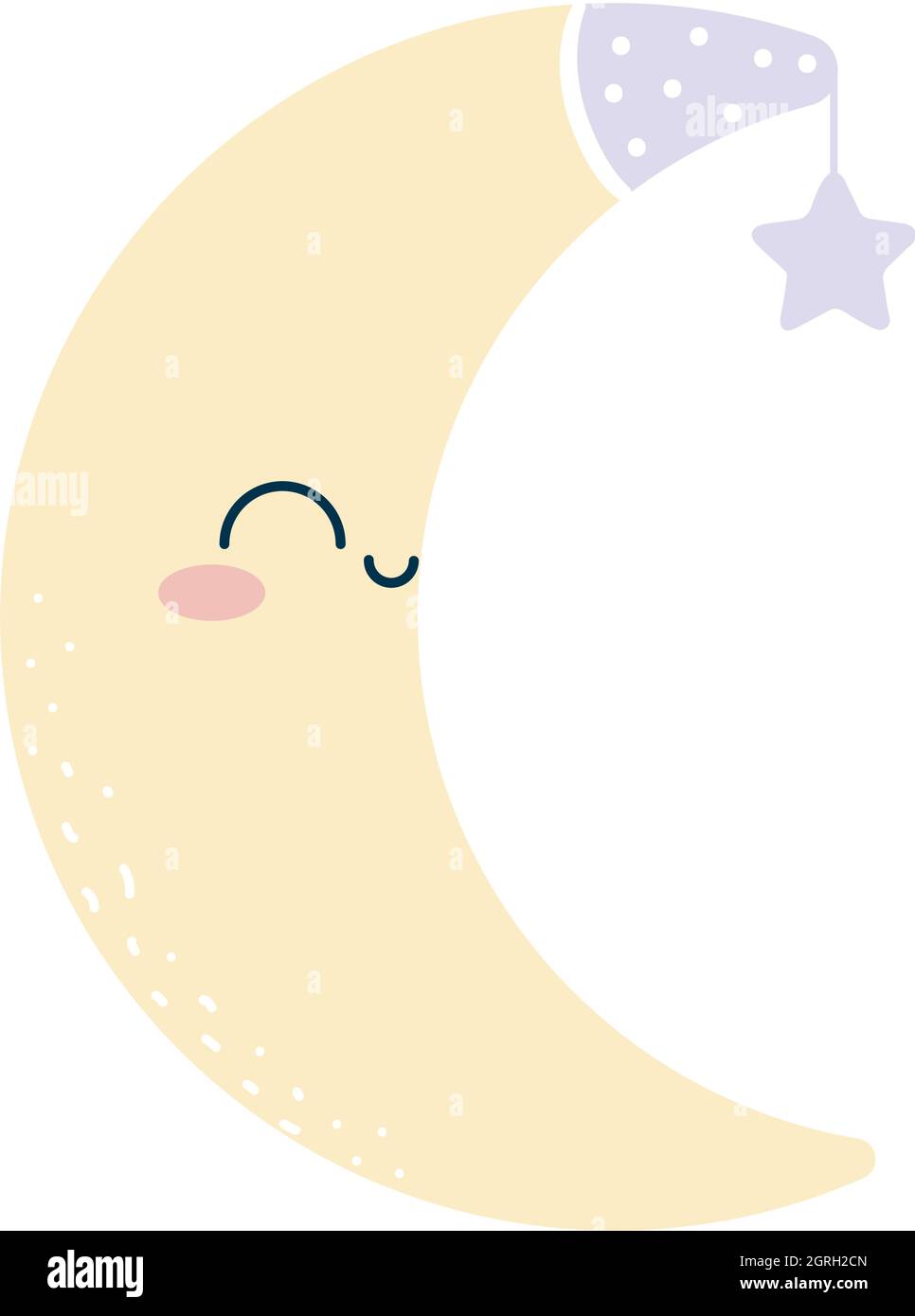 baby sleepy moon Stock Vector Image & Art - Alamy