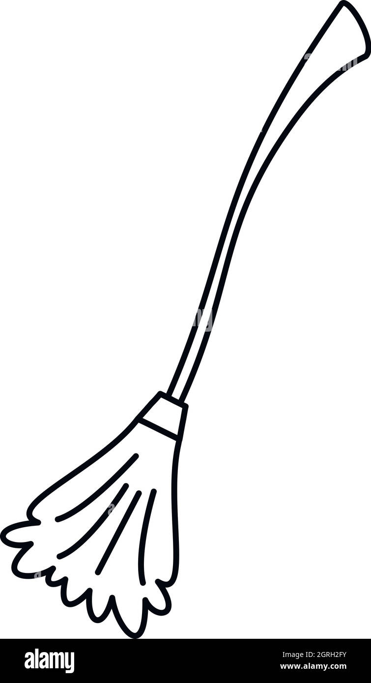 Broomstick outline Cut Out Stock Images & Pictures - Alamy