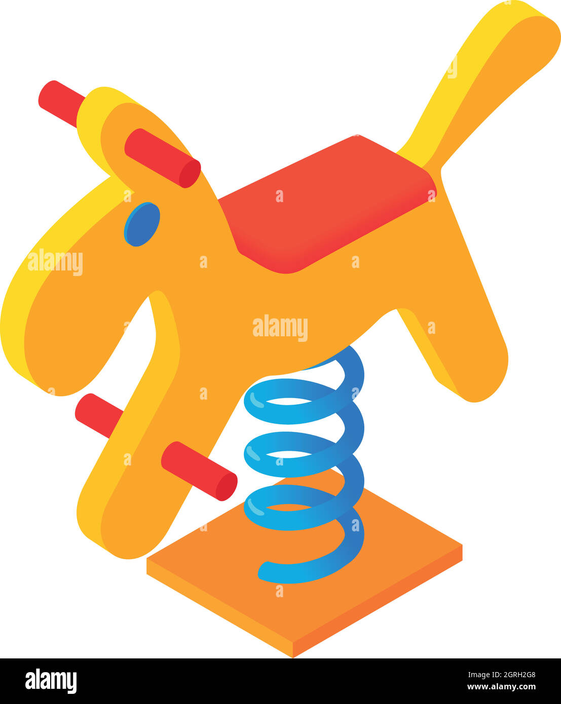 Horse swing icon, cartoon style Stock Vector Image & Art - Alamy