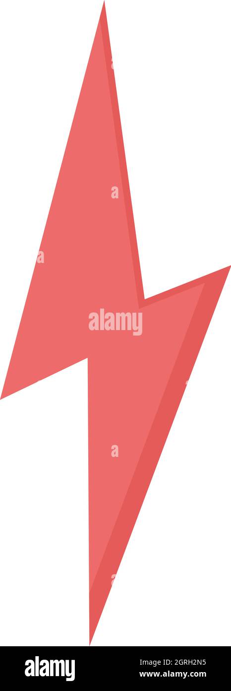 red thunder design Stock Vector Image & Art - Alamy