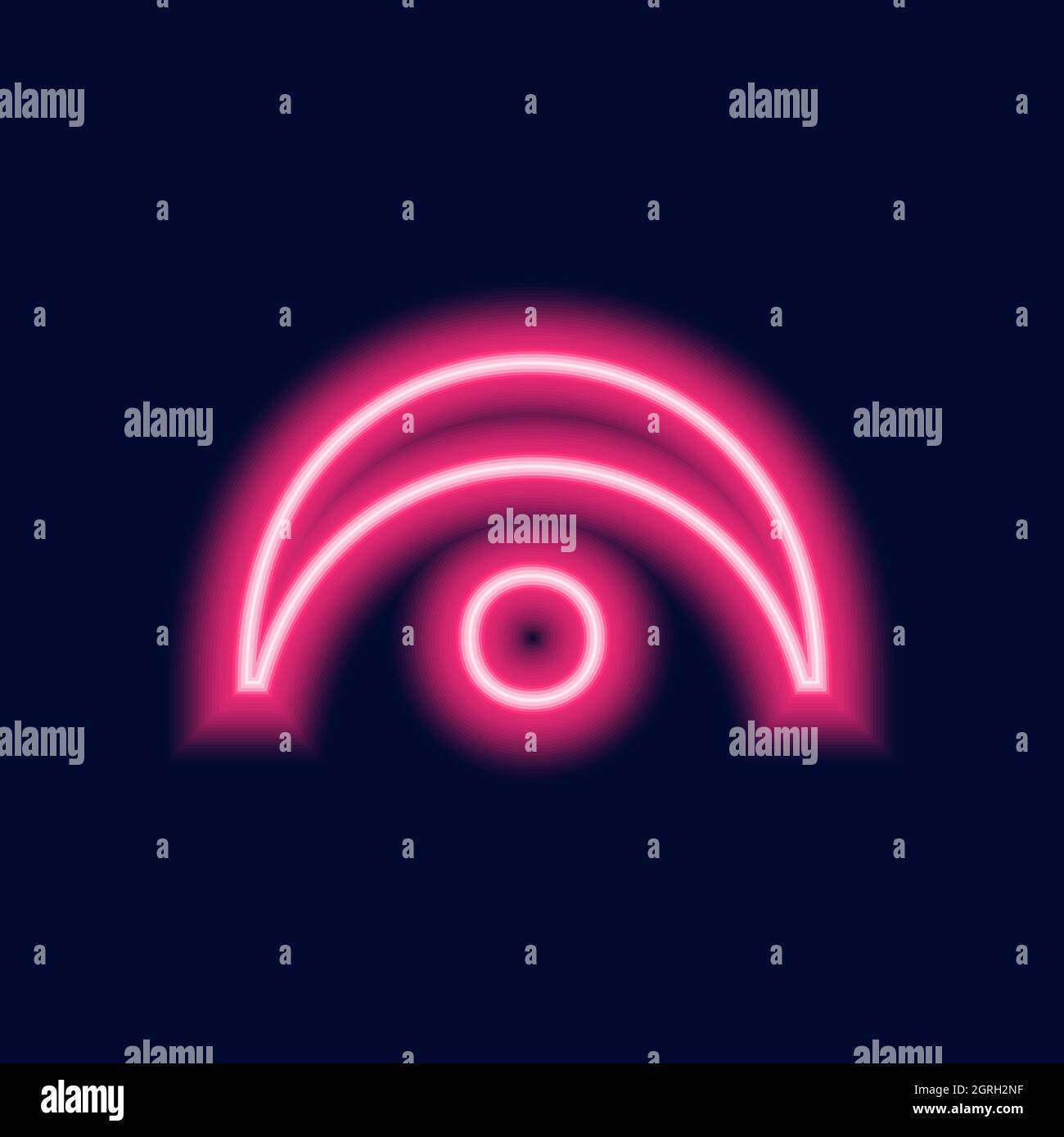 Musical Signs Neon Vector Icons Set. Musical Clef, down beat, sforzando ...