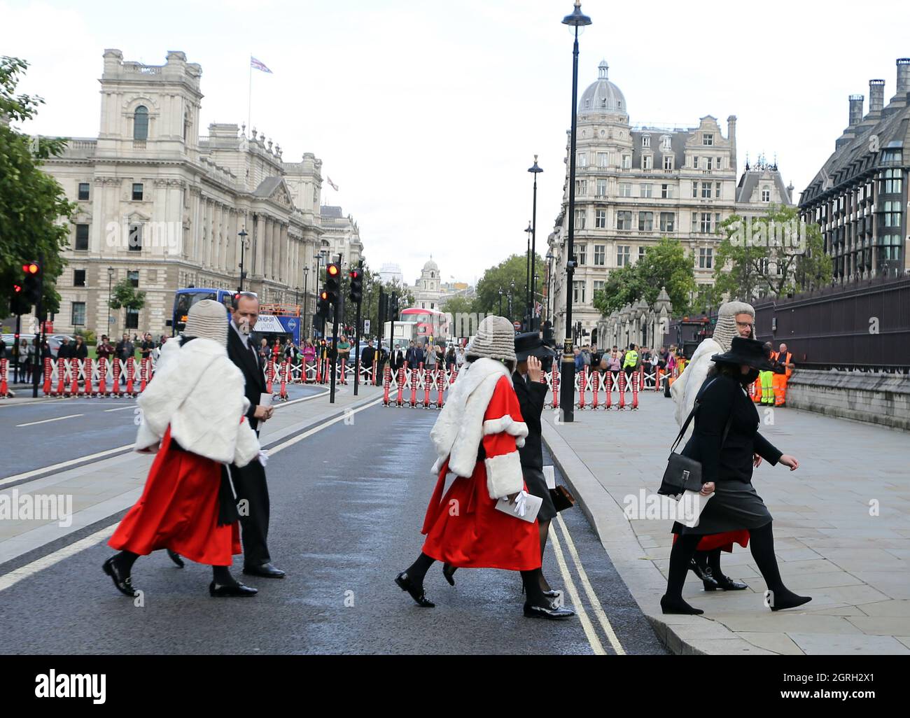 London, England, UK. 1st Oct, 2021. Judges arrive in Houses of ...
