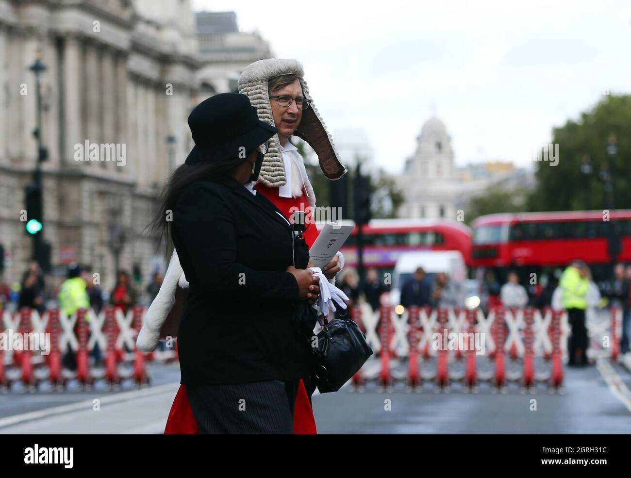 London, England, UK. 1st Oct, 2021. Judges arrive in Houses of ...