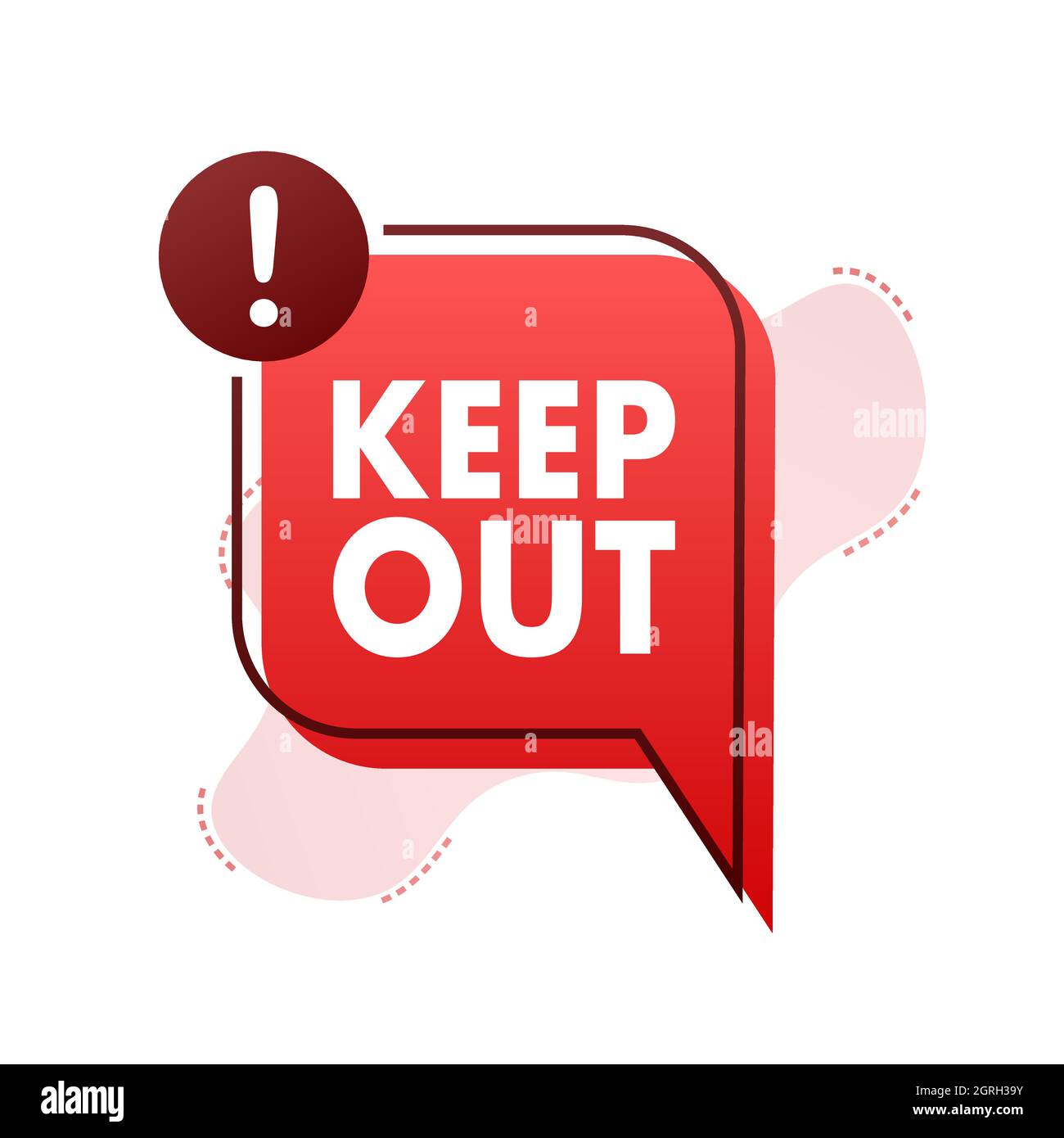 Keep out danger, great design for any purposes. Restriction icon ...