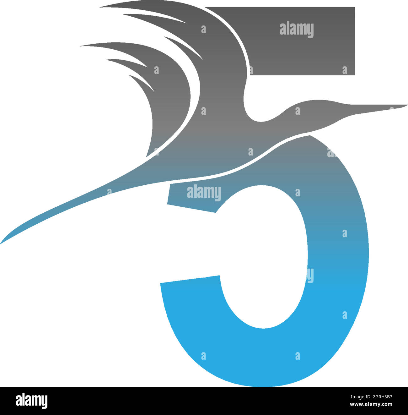 Number 5 logo hi-res stock photography and images - Alamy