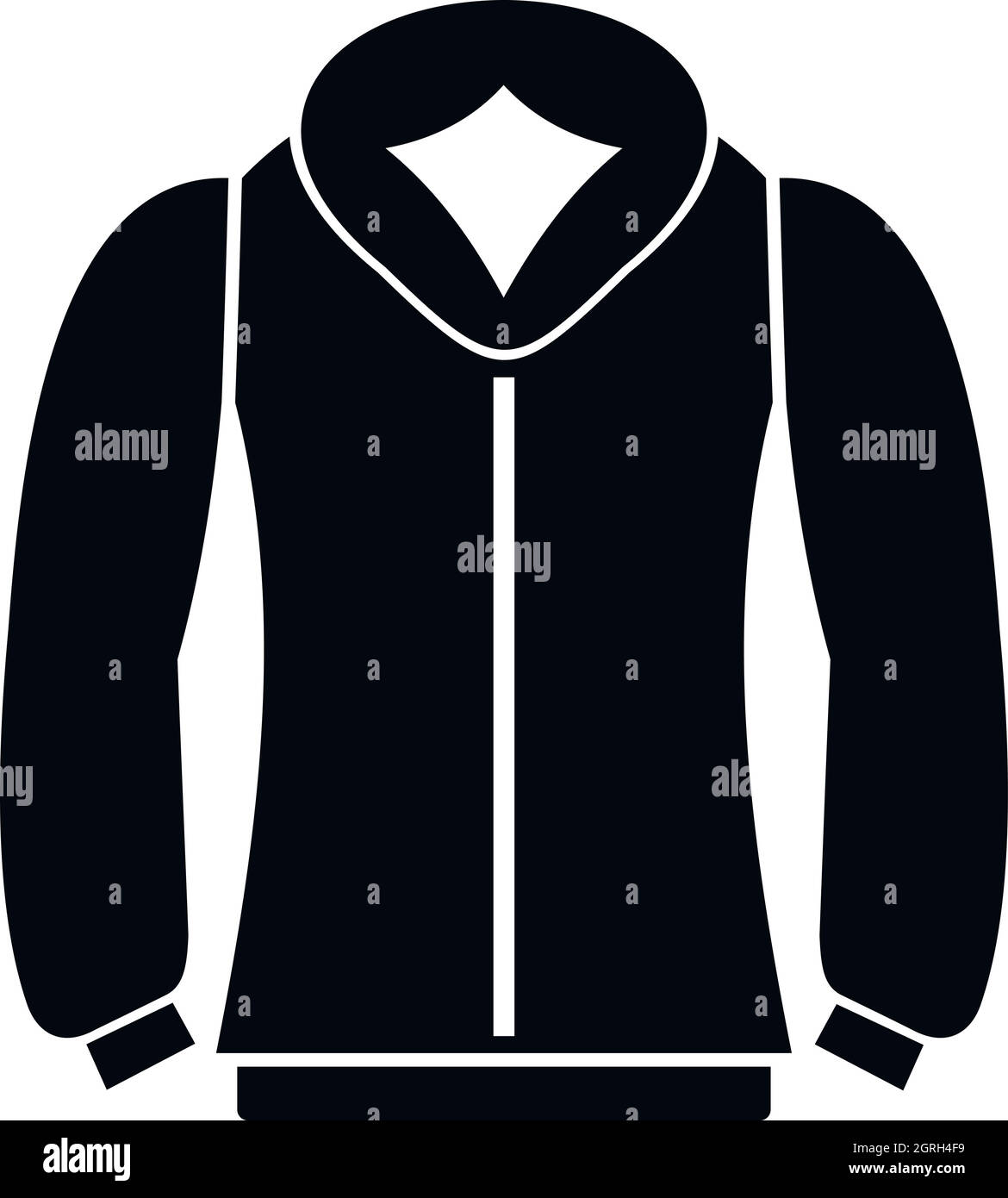 Sleeve black jacket in Stock Vector Images - Alamy