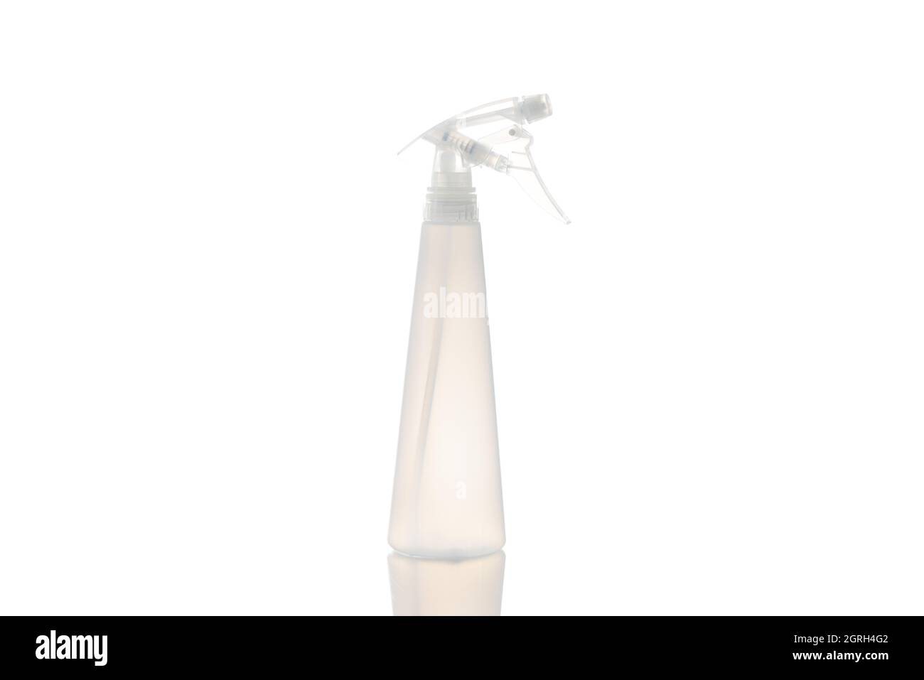White spray bottle on white background. Hand antiseptic Stock Photo - Alamy
