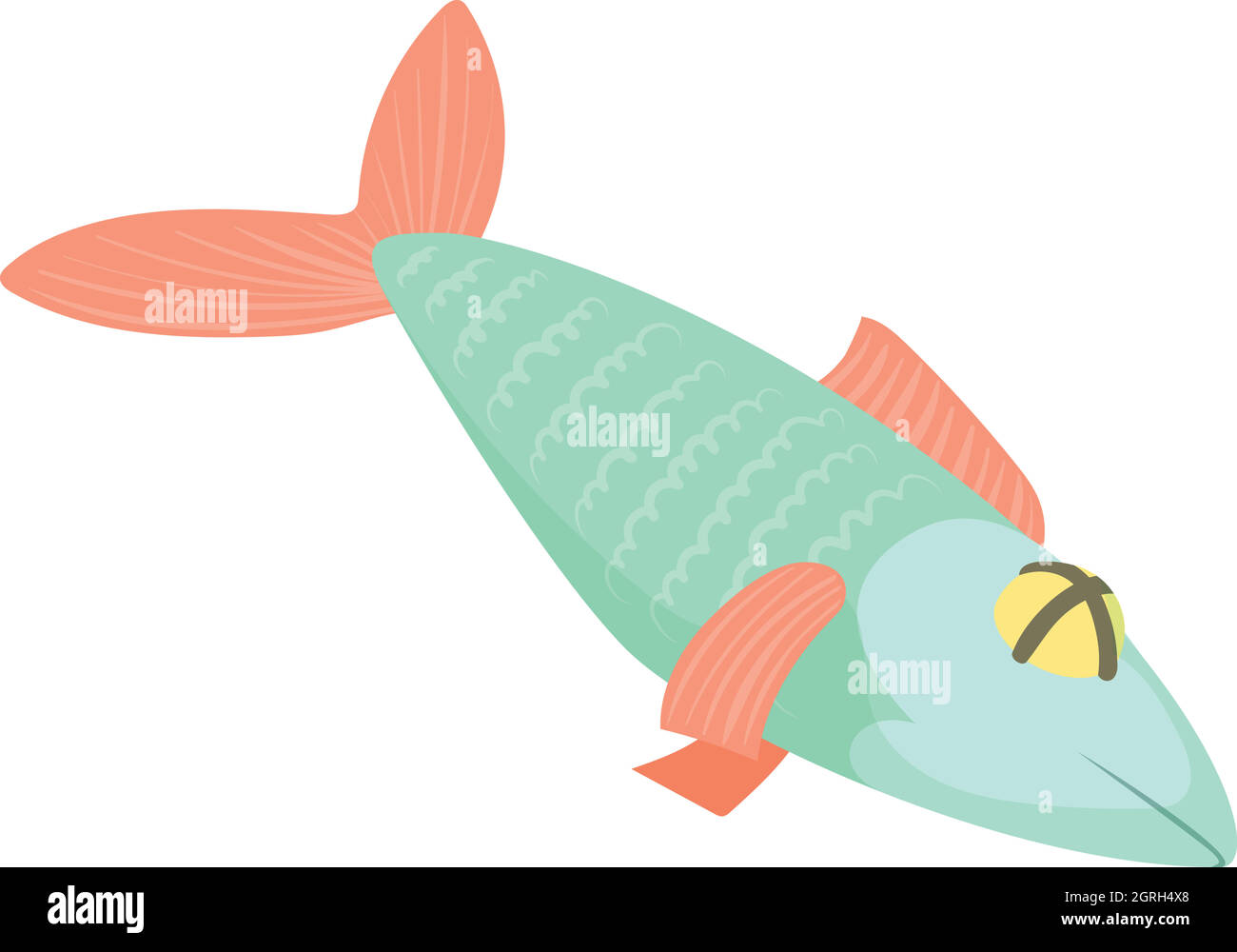 Fish icon, cartoon style Stock Vector Image & Art - Alamy