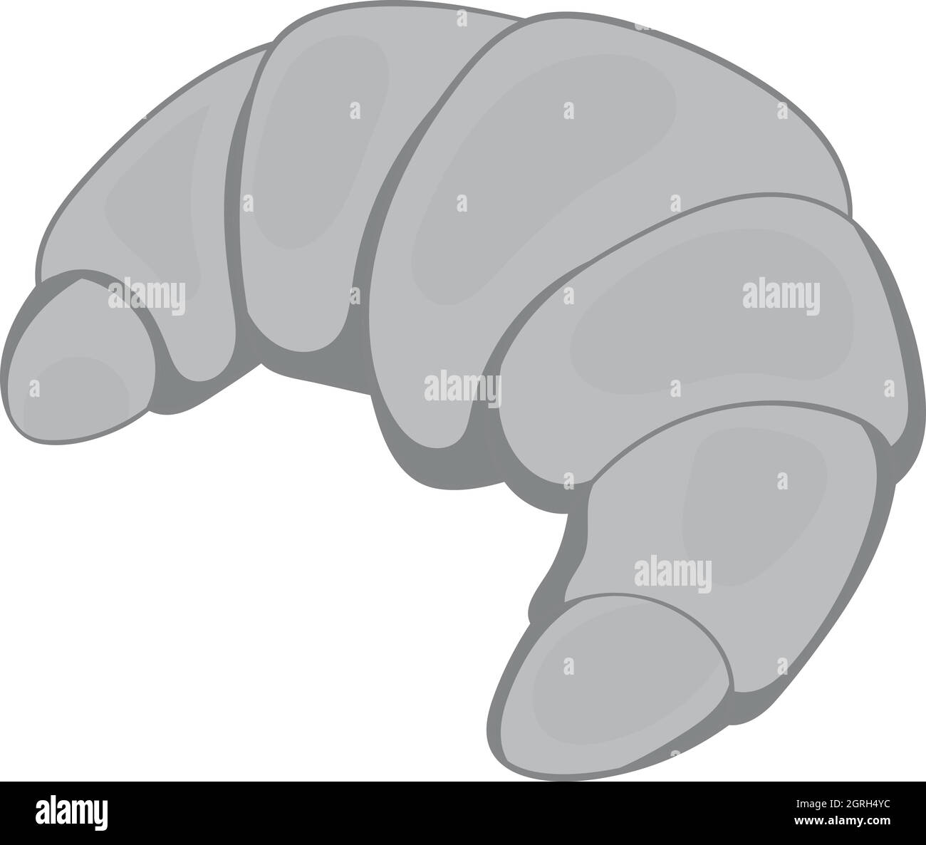 Black bun icon cartoon hi-res stock photography and images - Alamy