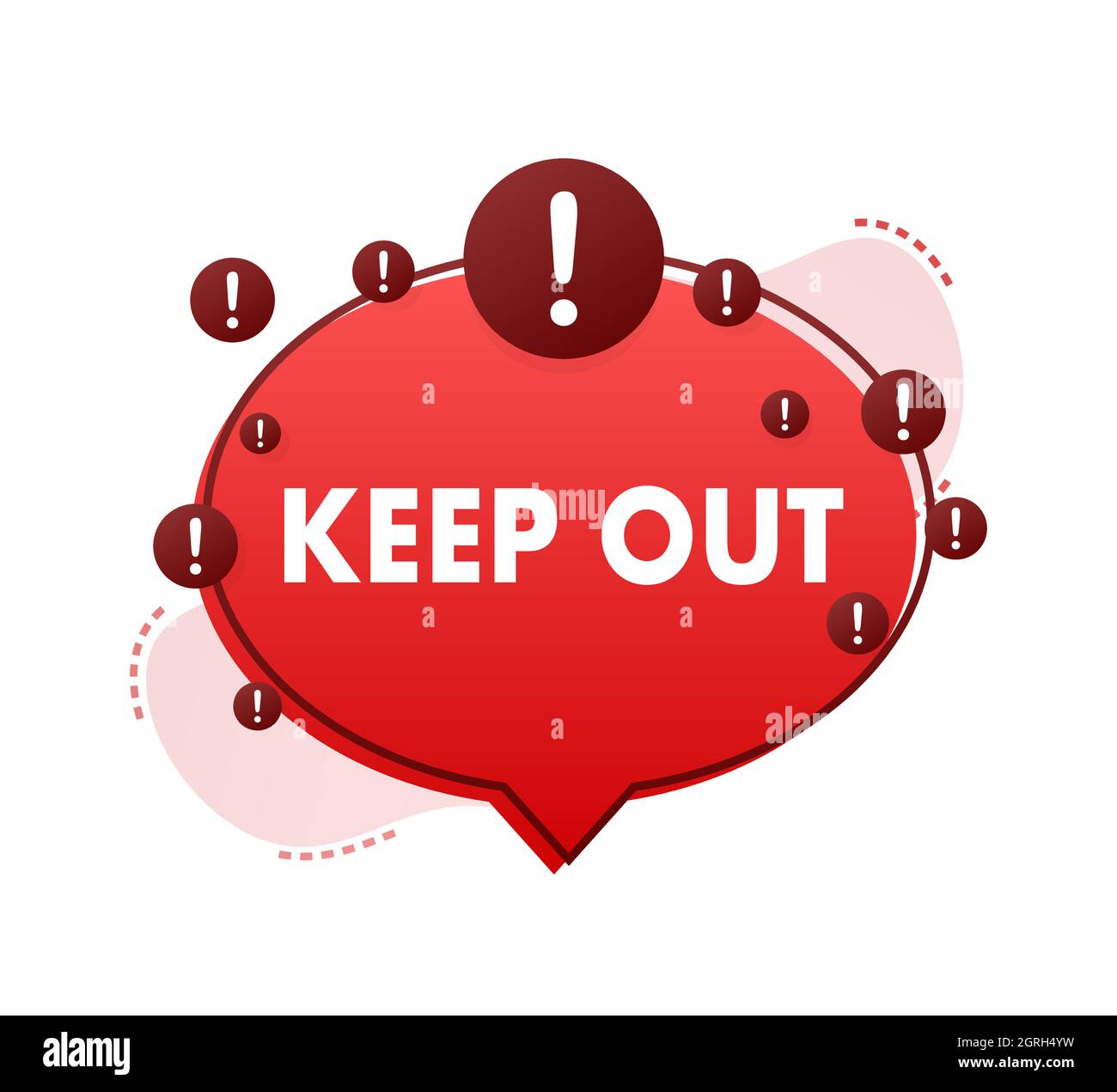 Keep out danger, great design for any purposes. Restriction icon ...