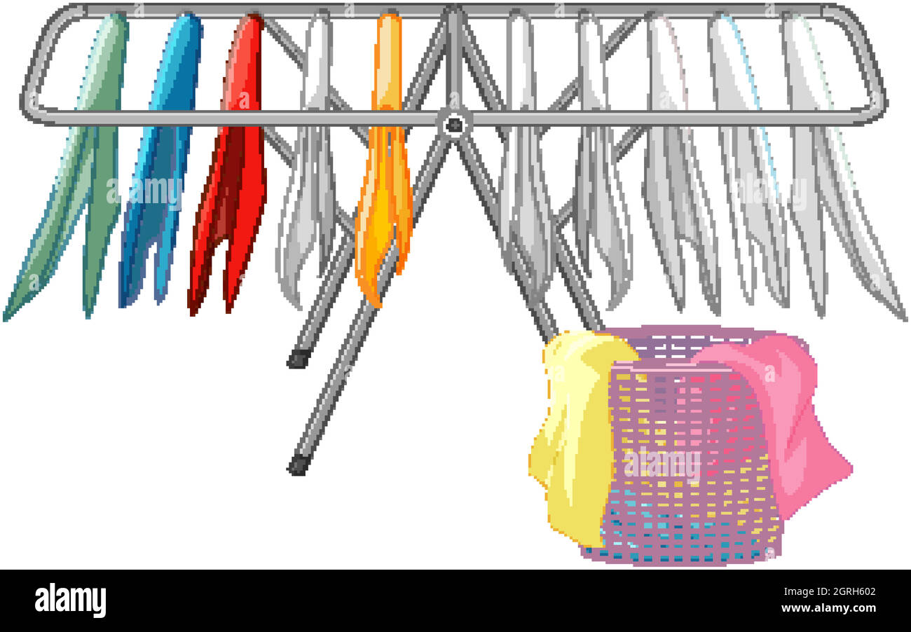 Pink fabric hanging Cut Out Stock Images & Pictures - Alamy