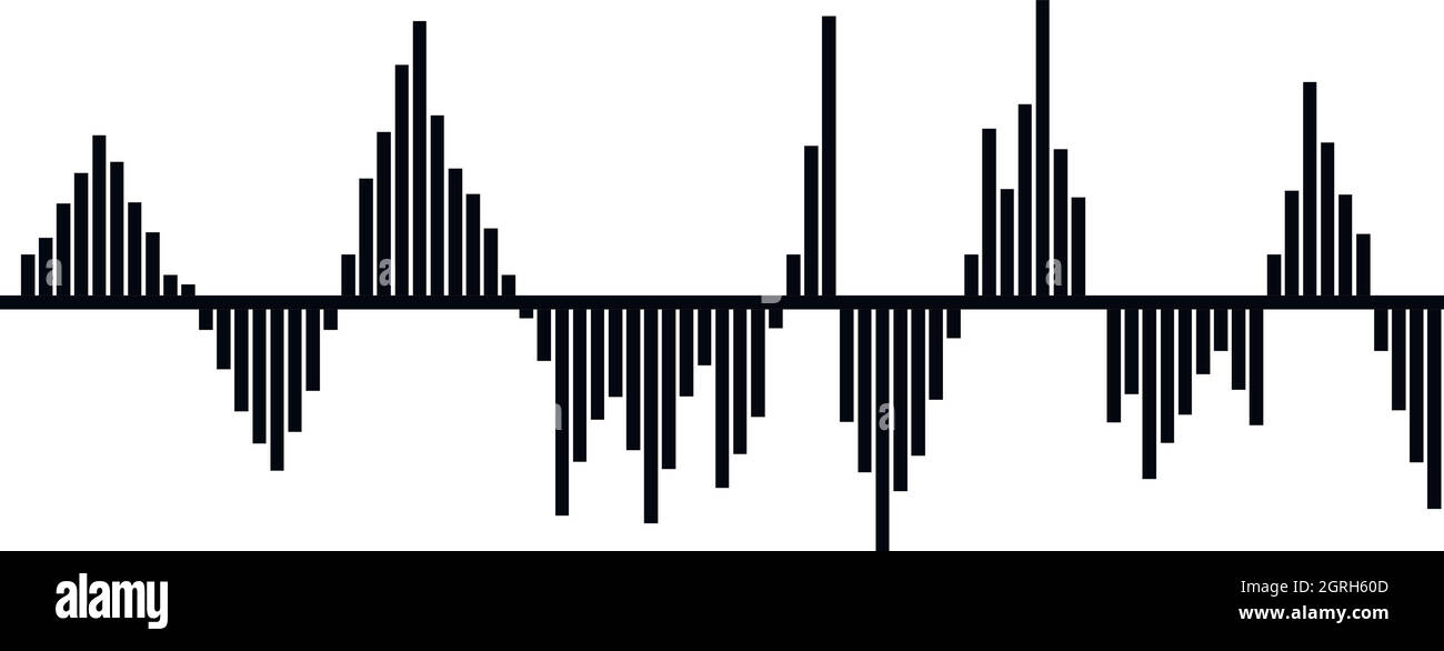 Media player equalizer white Stock Vector Images - Alamy