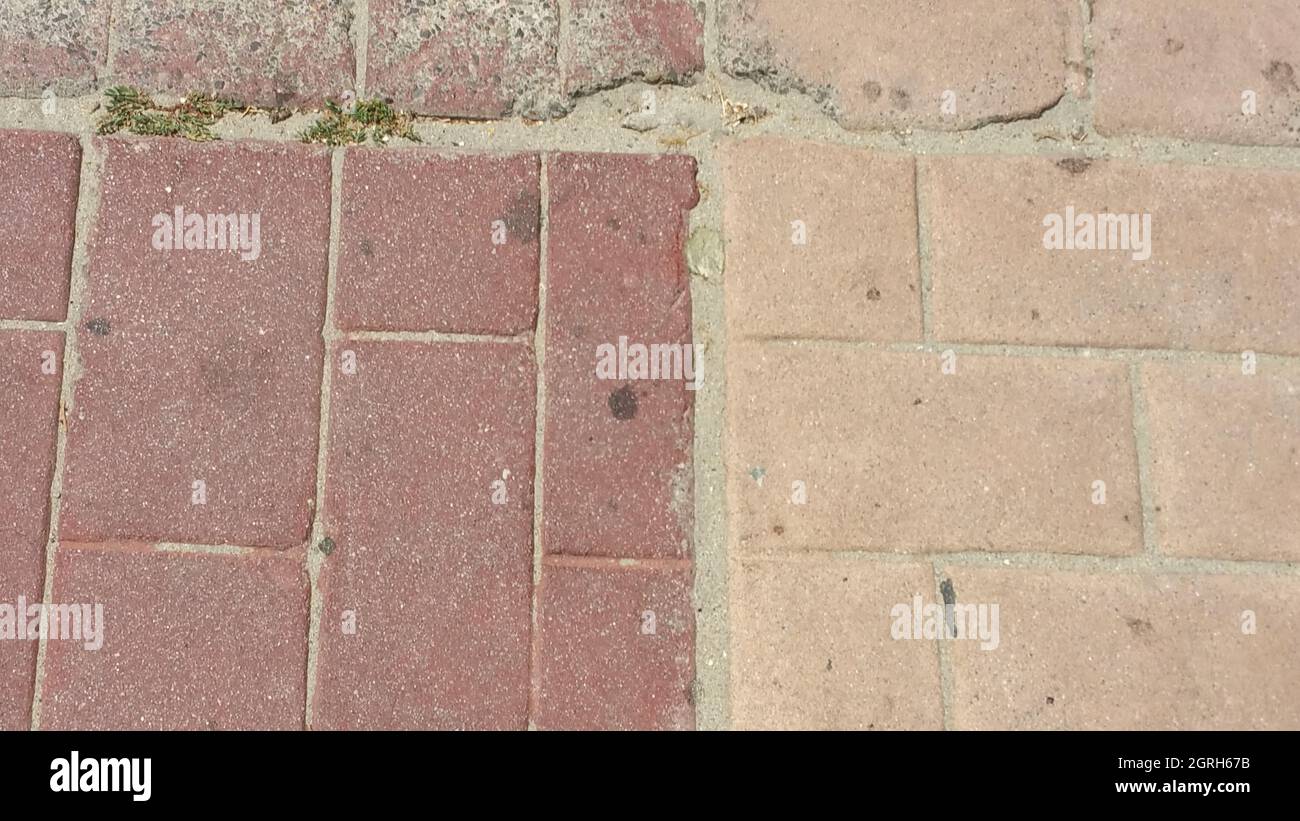 Two tone brick wall brick wall hi-res stock photography and images - Alamy