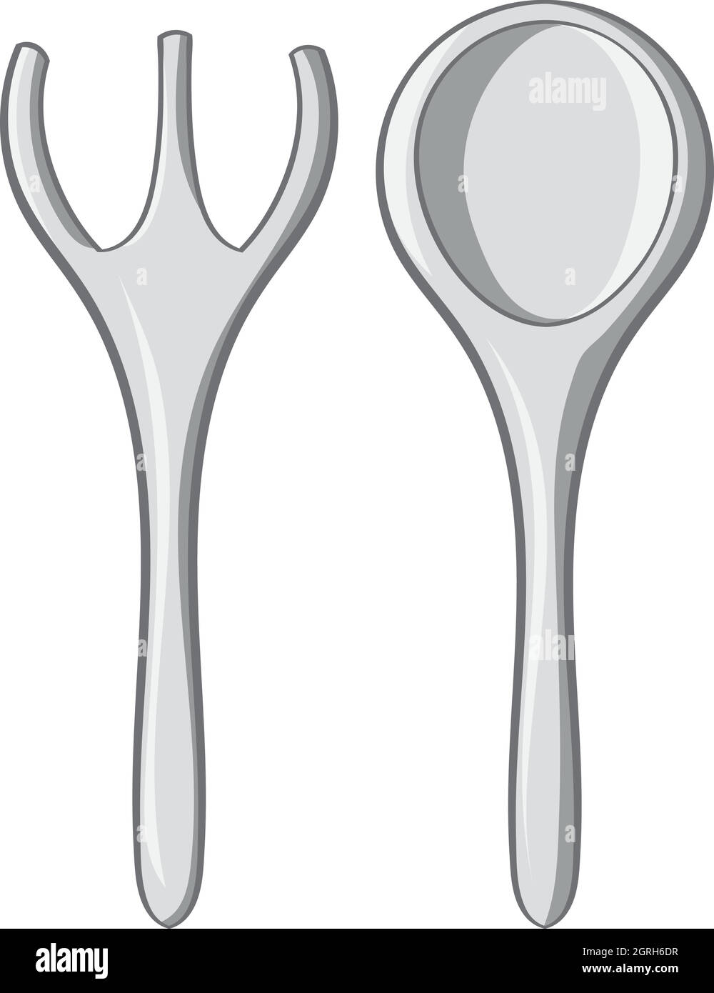 Baby spoon fork icon cartoon Cut Out Stock Images & Pictures - Alamy