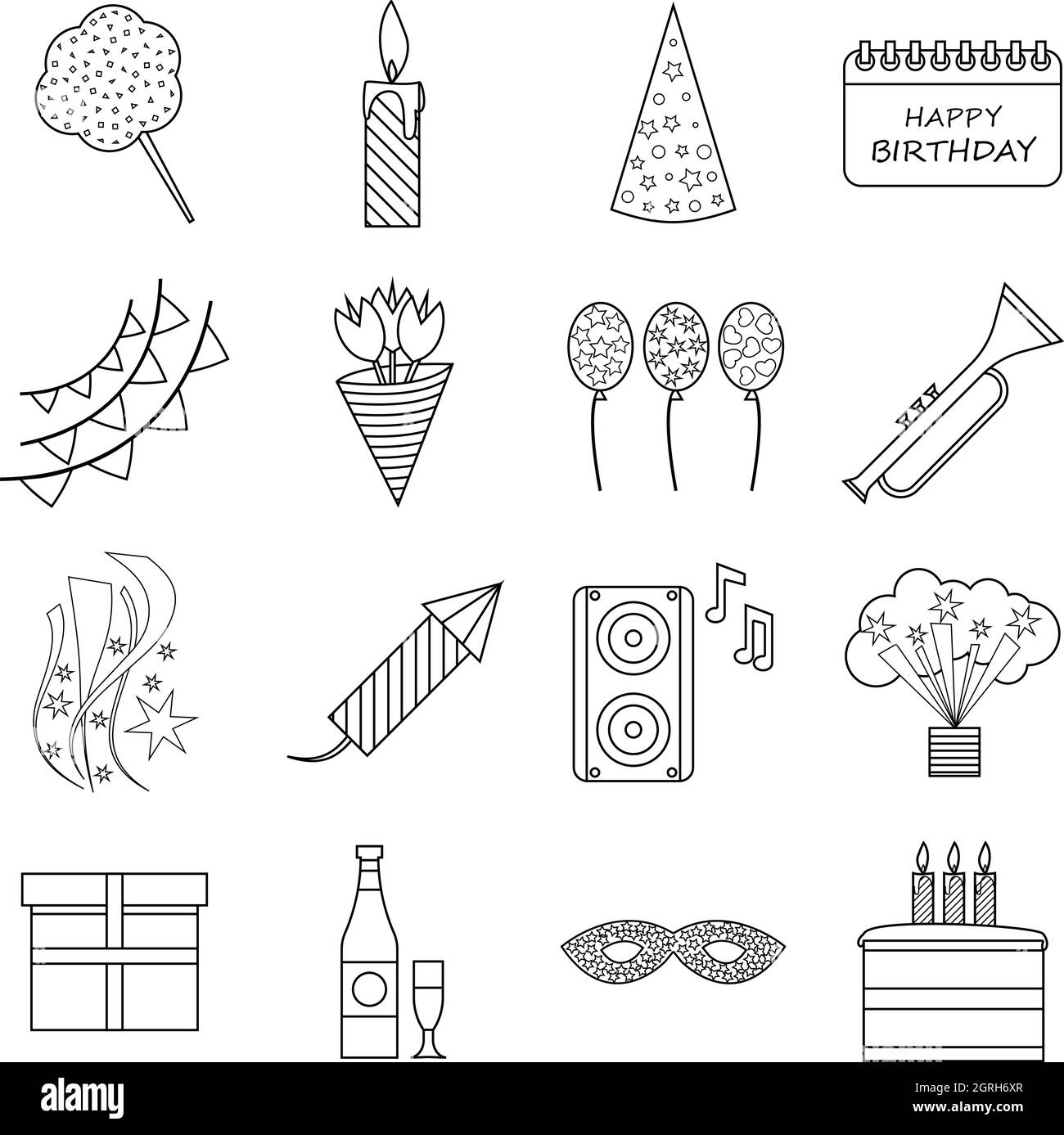 Happy outline Black and White Stock Photos & Images - Alamy