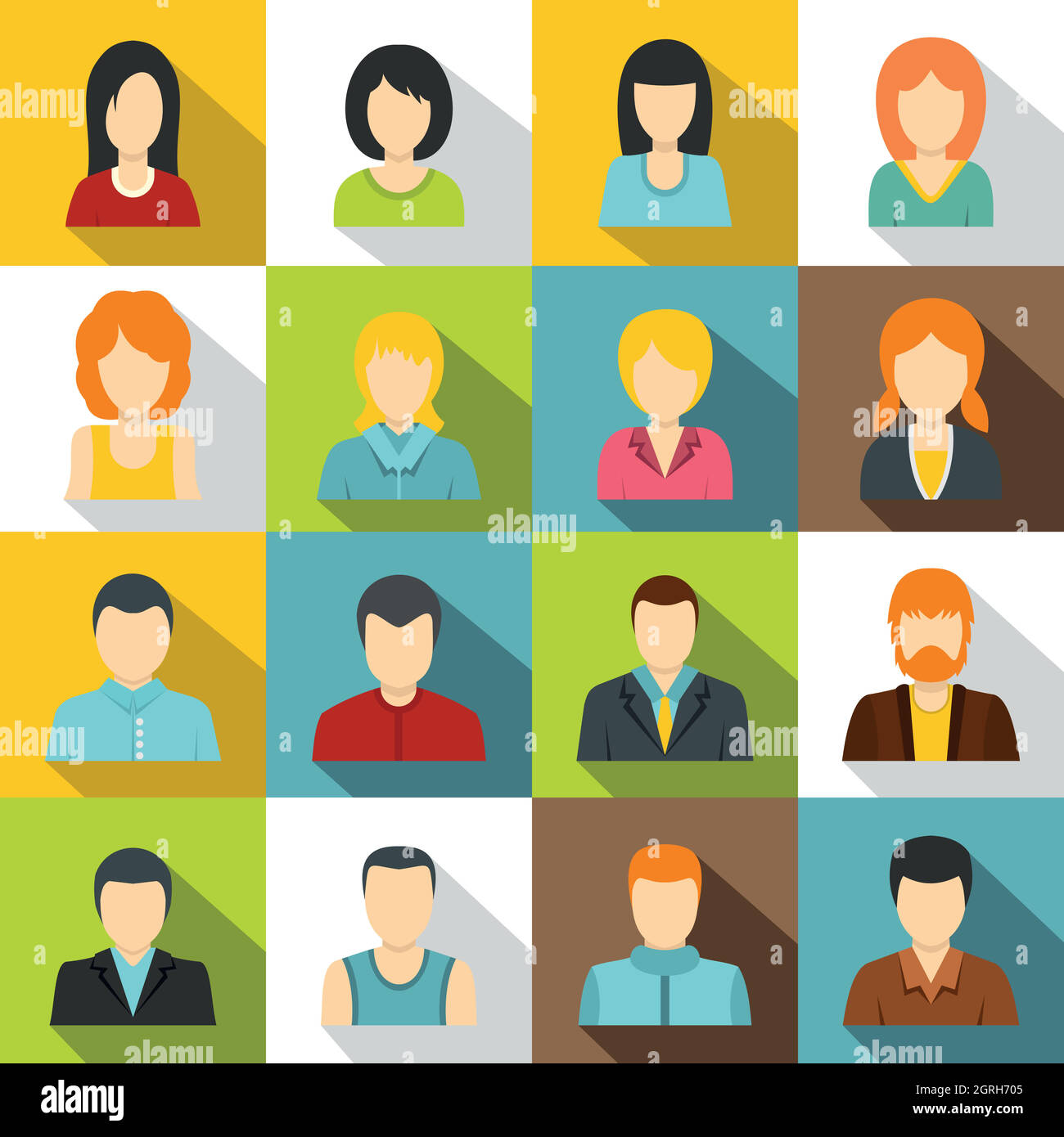 Various female Stock Vector Images - Alamy