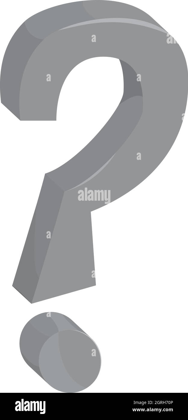 Question mark sign icon, black monochrome style Stock Vector Image ...