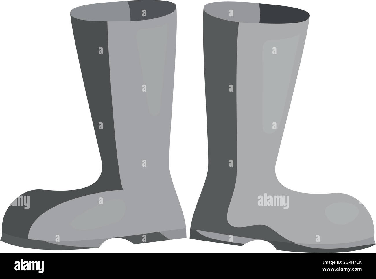 Cartoon rubber boots Cut Out Stock Images & Pictures - Alamy