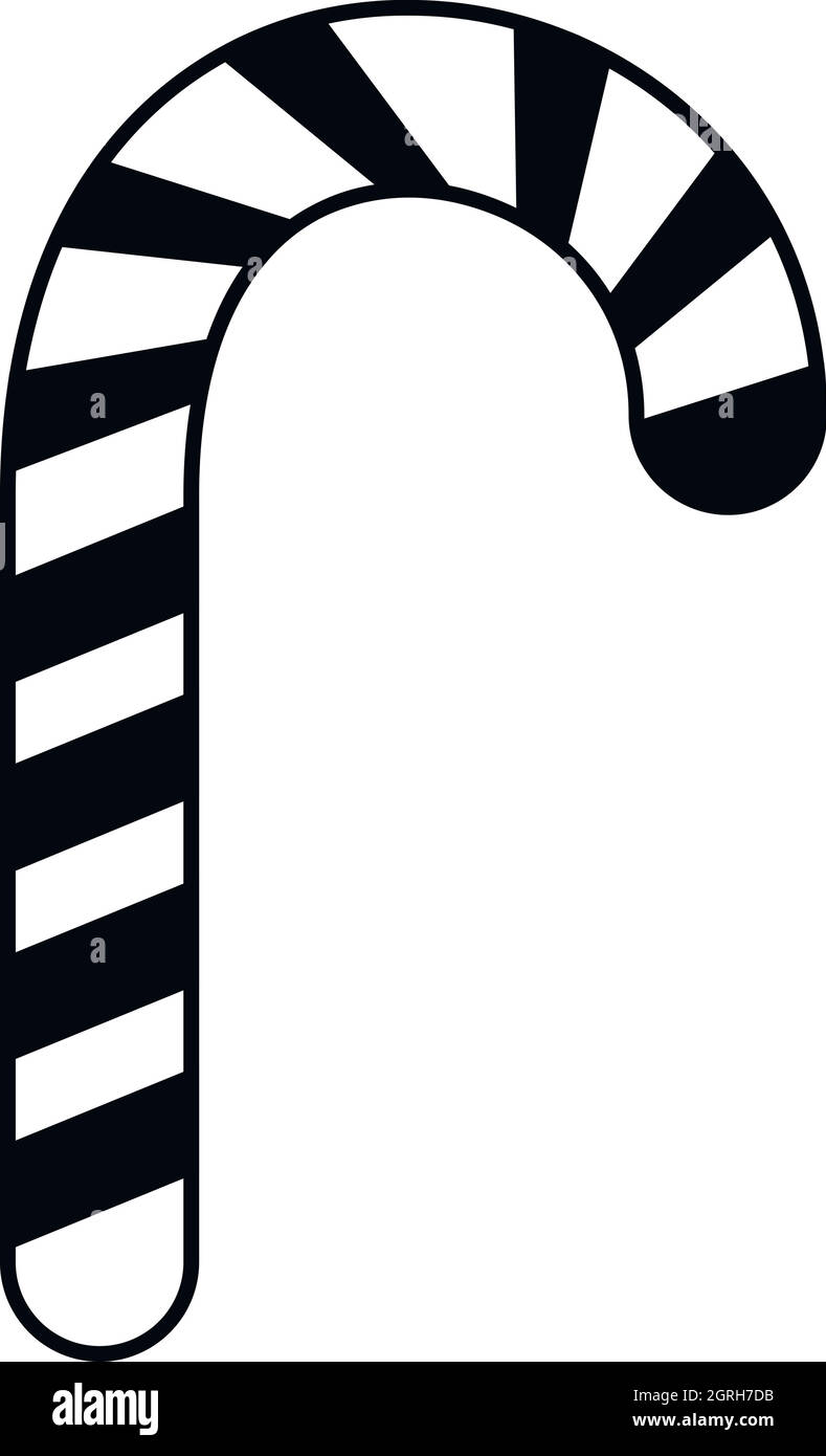 Striped lollipop candy cane Stock Vector Images - Alamy