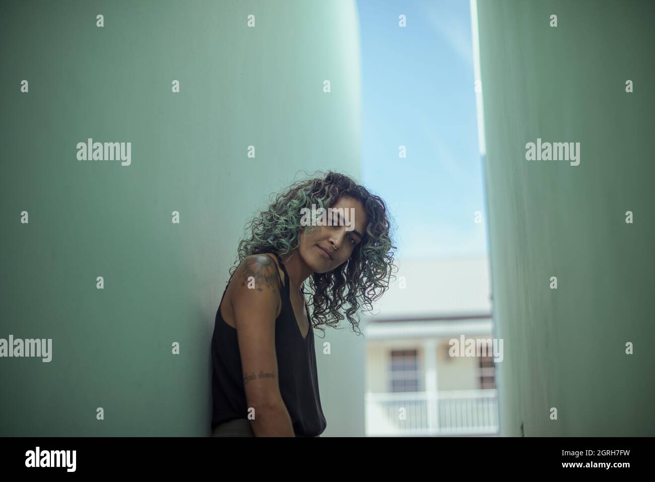 Low angle shot attractive hi-res stock photography and images - Alamy