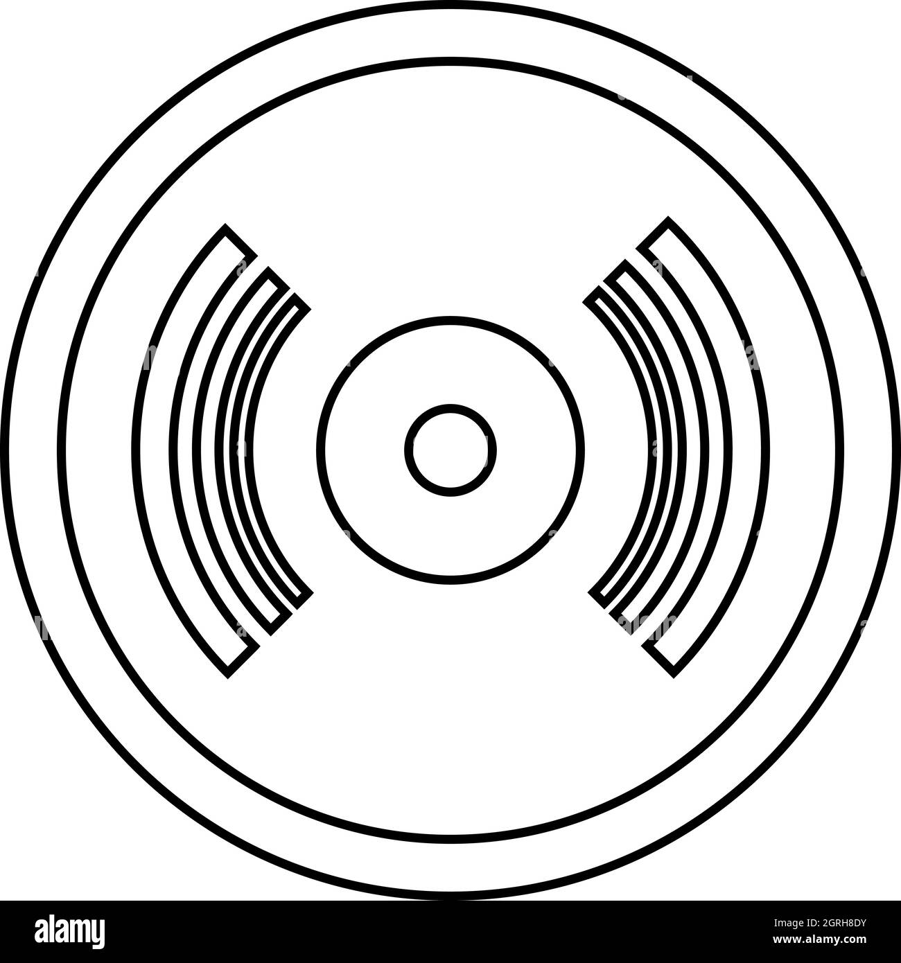 Vinyl record illustration Stock Vector Images - Alamy