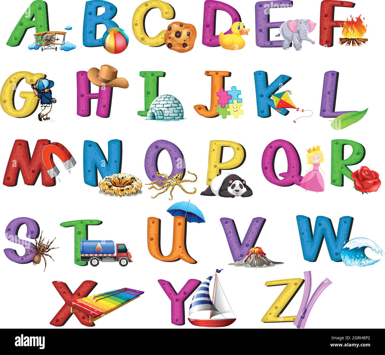 Zip alphabet Cut Out Stock Images & Pictures - Alamy