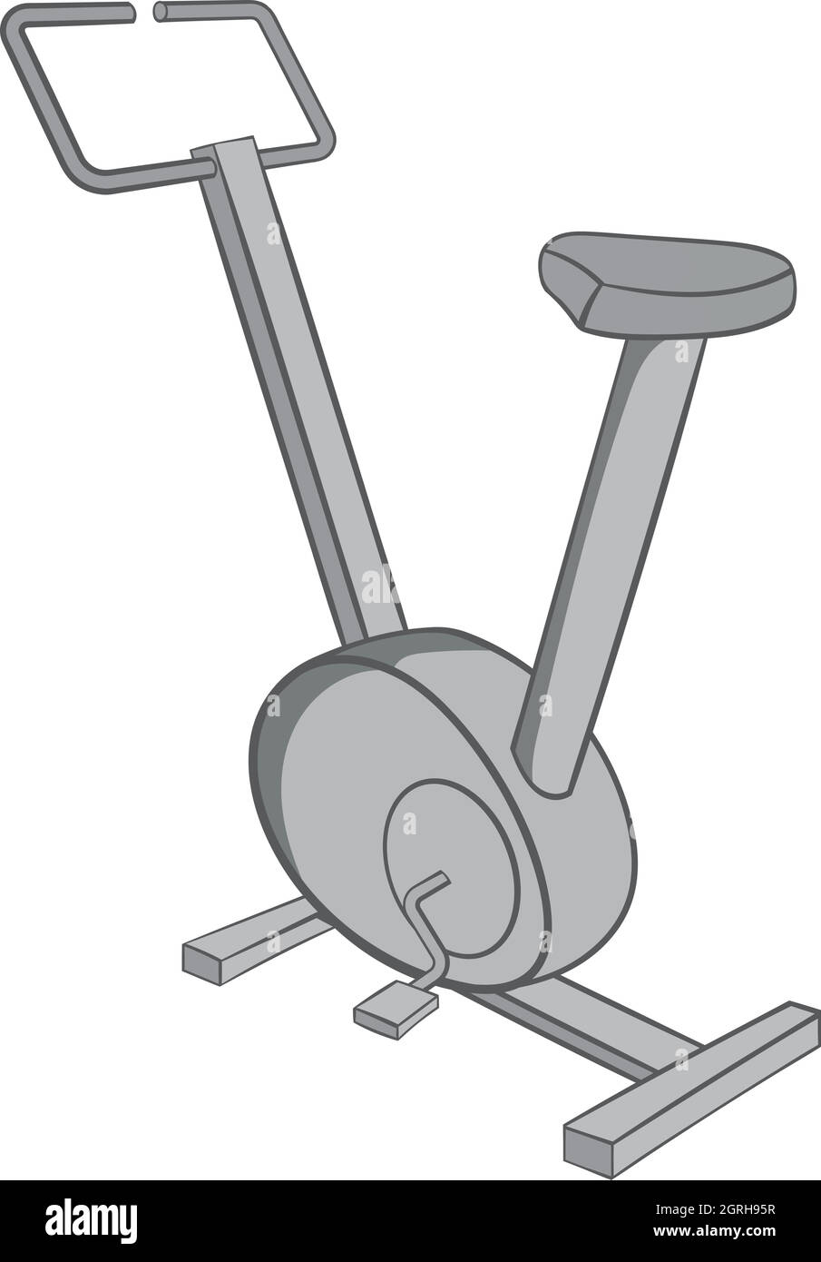 Exercise bike fitness Stock Vector Images - Alamy