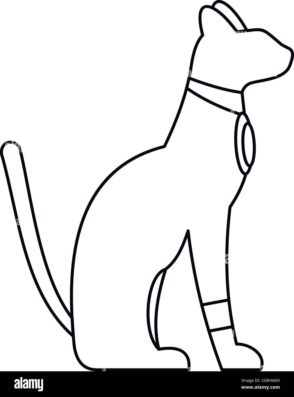 Cat goddess egypt Stock Vector Images - Alamy