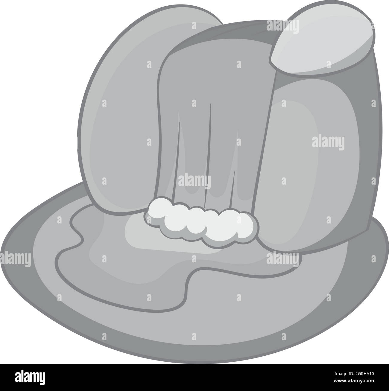 Beautiful scenery wild waterfall Stock Vector Images - Alamy