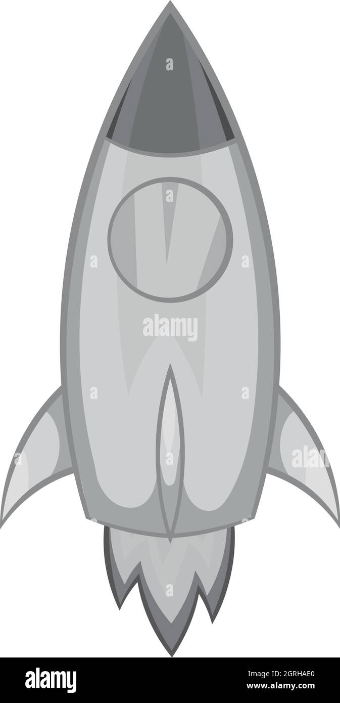Rocket icon, black monochrome style Stock Vector Image & Art - Alamy