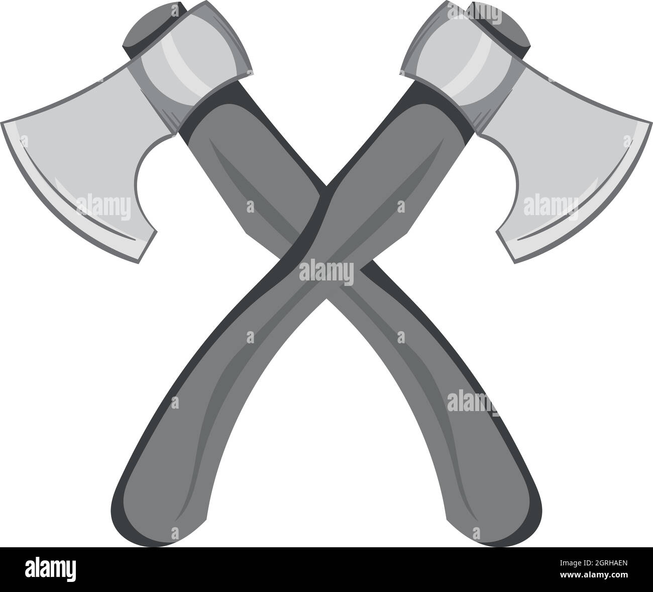 Two axes icon, black monochrome style Stock Vector Image & Art - Alamy