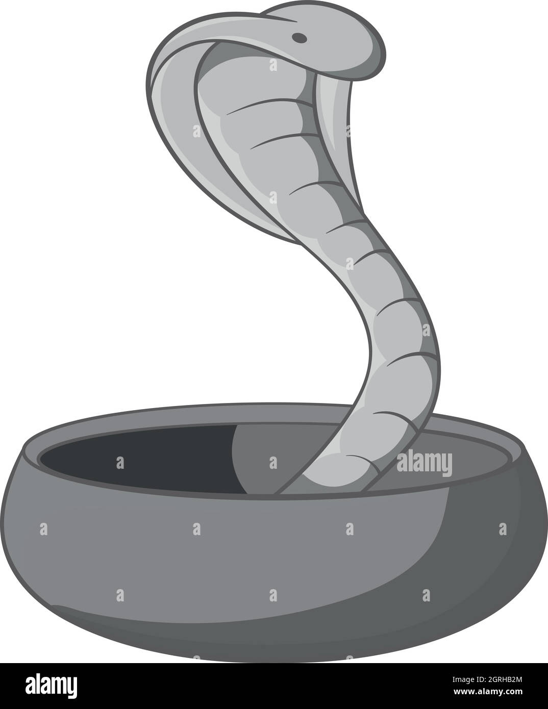 Cobra icon, black monochrome style Stock Vector Image & Art - Alamy