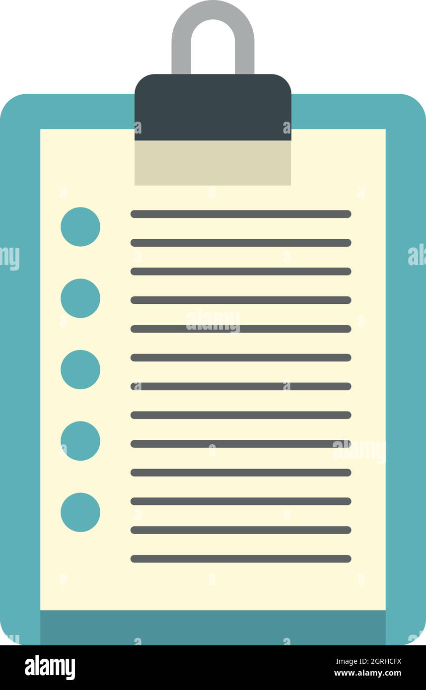 Document plan icon, flat style Stock Vector Image & Art - Alamy