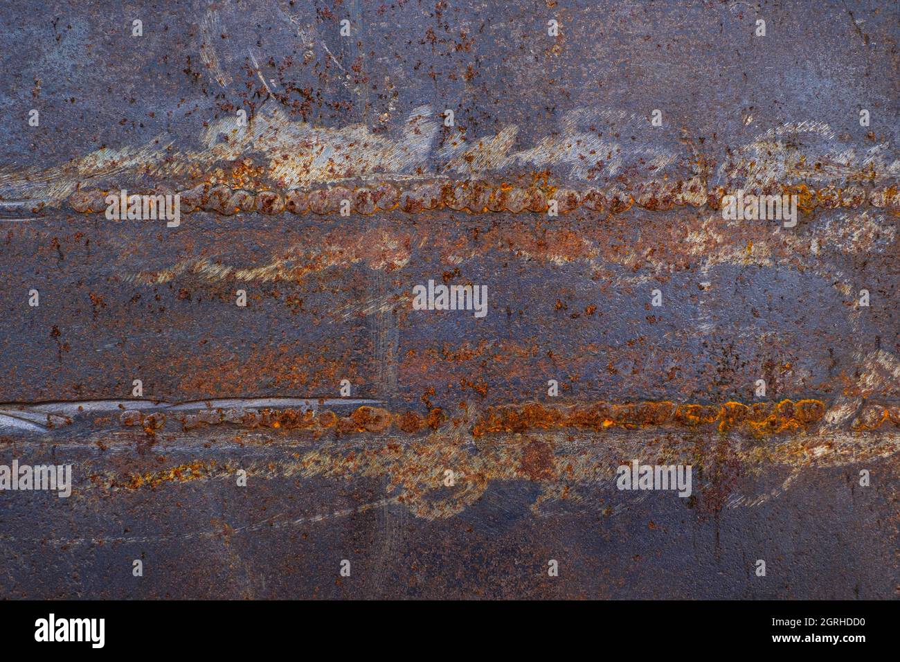 Rust on the surface of the old iron sheet Stock Photo - Alamy