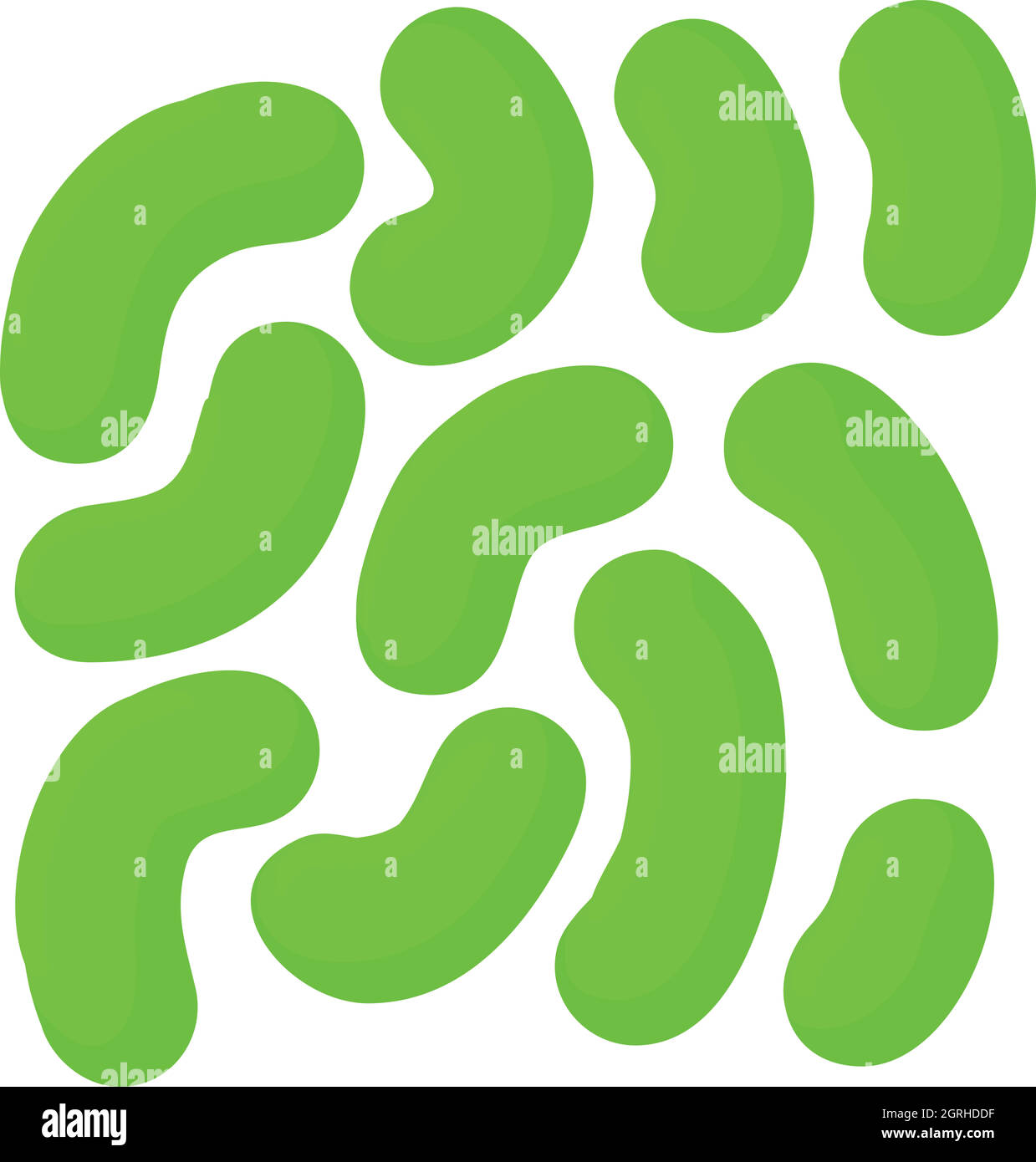 Cartoon germ disease molecule Stock Vector Images - Alamy