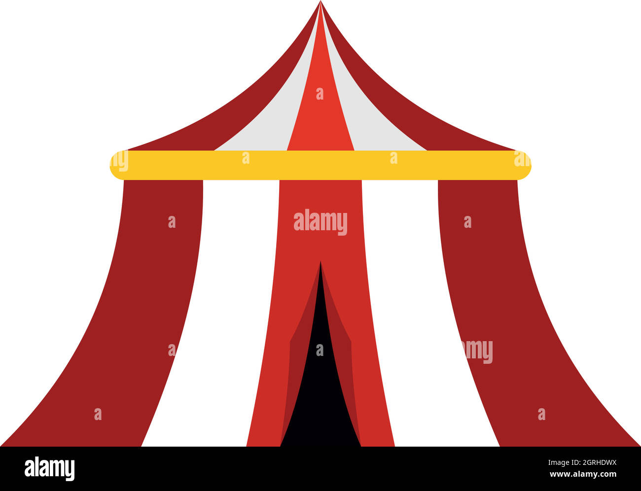 Red and white striped circus tent hi-res stock photography and images - Alamy