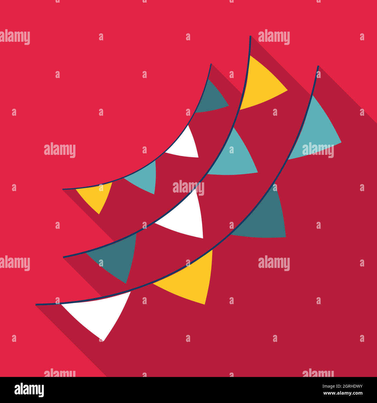 Flags icon, flat style Stock Vector Image & Art - Alamy