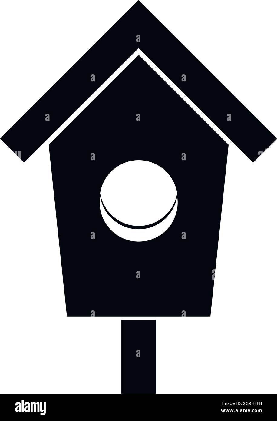 Birdhouse icon, simple style Stock Vector Image & Art - Alamy