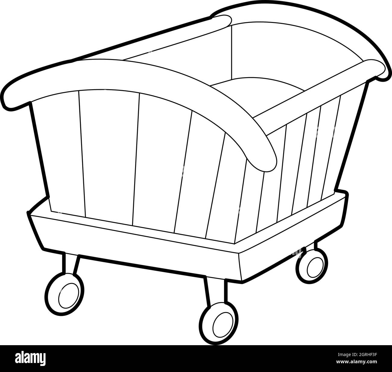 Cradle icon, isometric 3d style Stock Vector Image & Art - Alamy